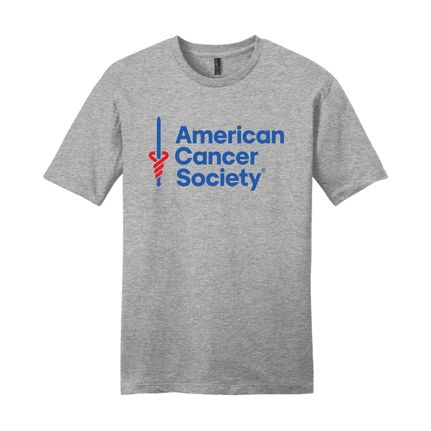 District Threads T-Shirt - Light Heather Grey – American Cancer Society ...